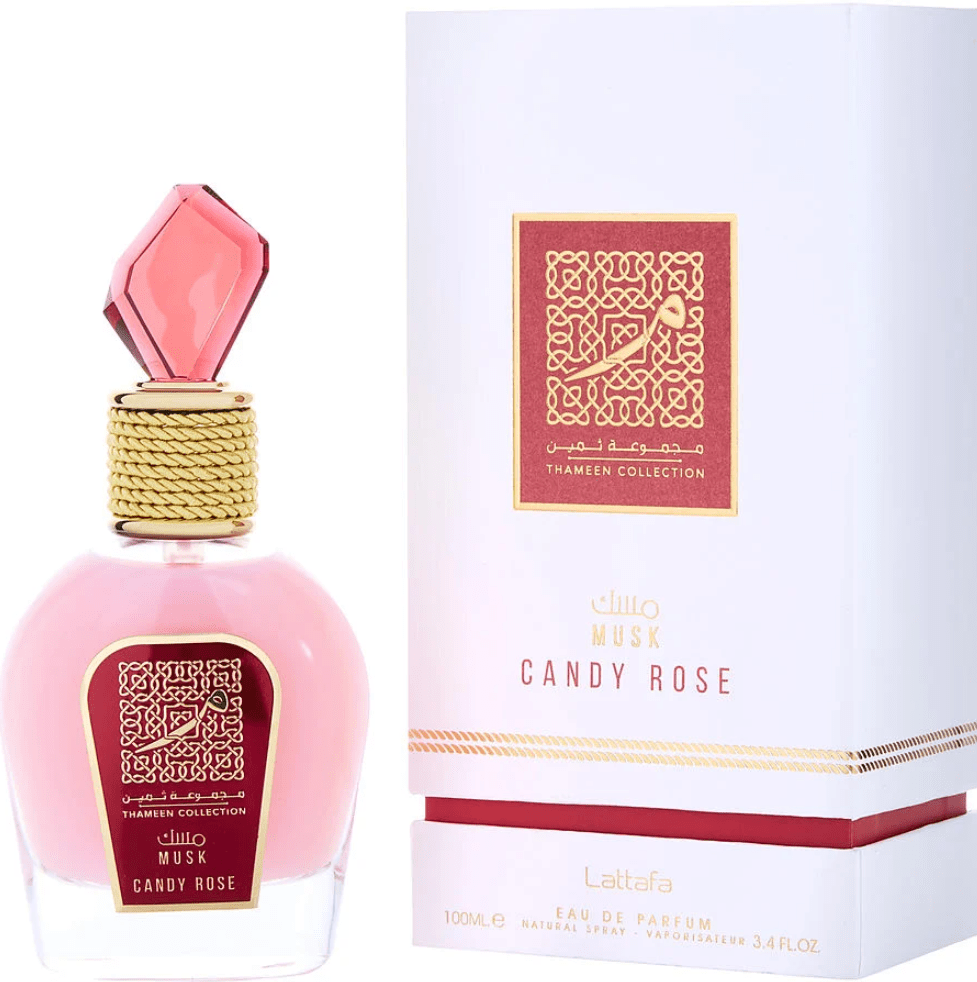 LATTAFA THAMEEN COLLECTION MUSK CANDY ROSE PERFUME 100ML – SmellsPlus